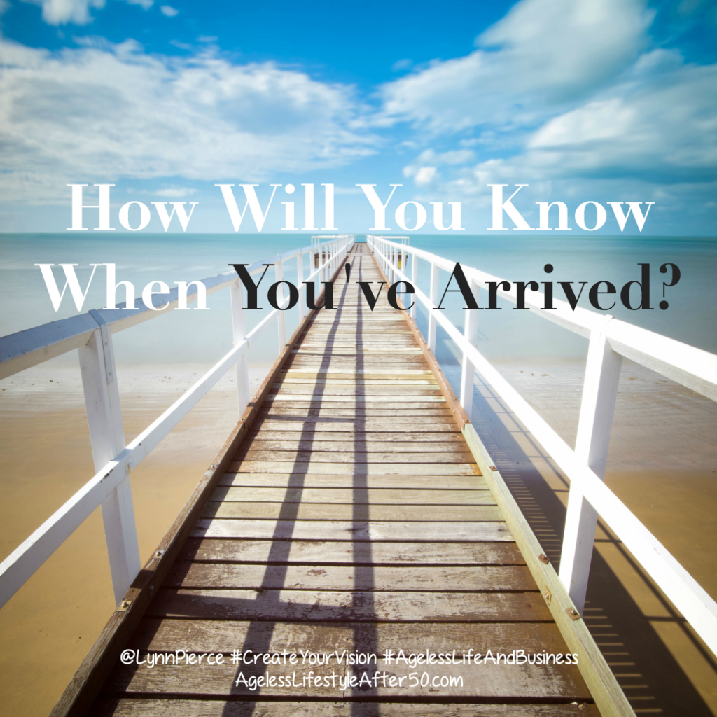 If You're Not Clear on Your Destination How Will You Know You've Arrived?